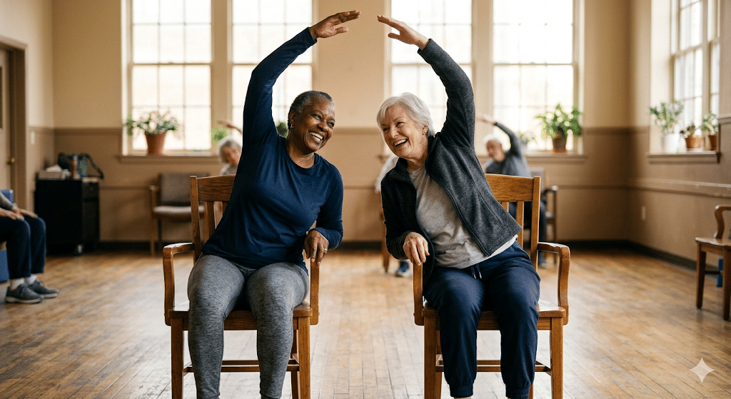 The Ultimate 28-Day Chair Yoga Program: A Day-by-Day Guide to Mobility ...