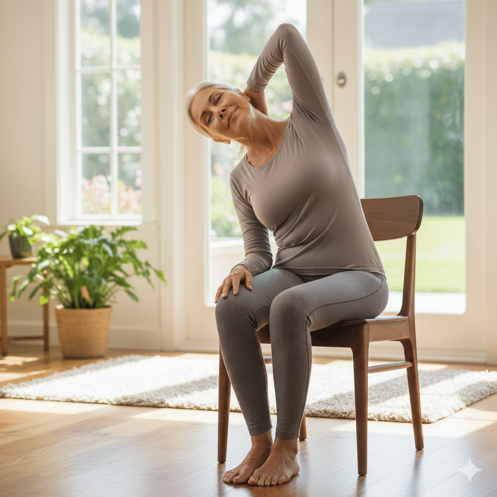 10-Minute Chair Yoga to Relieve Stiffness and Boost Energy Fast - Yoga ...