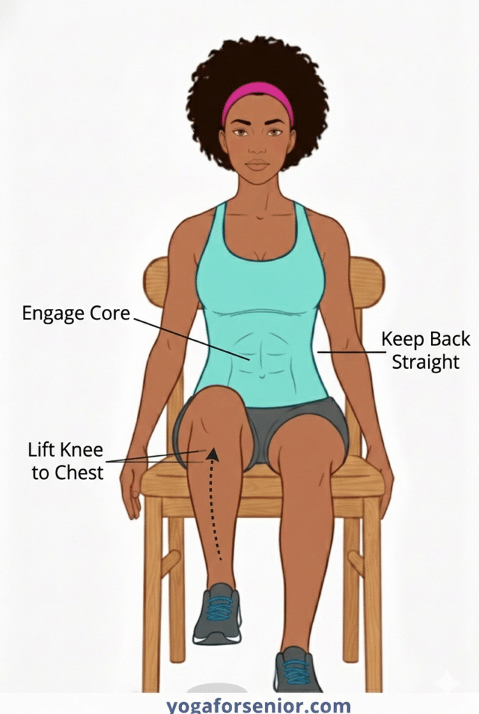 Seated Core Workout: 10-Minute Chair Routine for Stronger Abs - Yoga ...