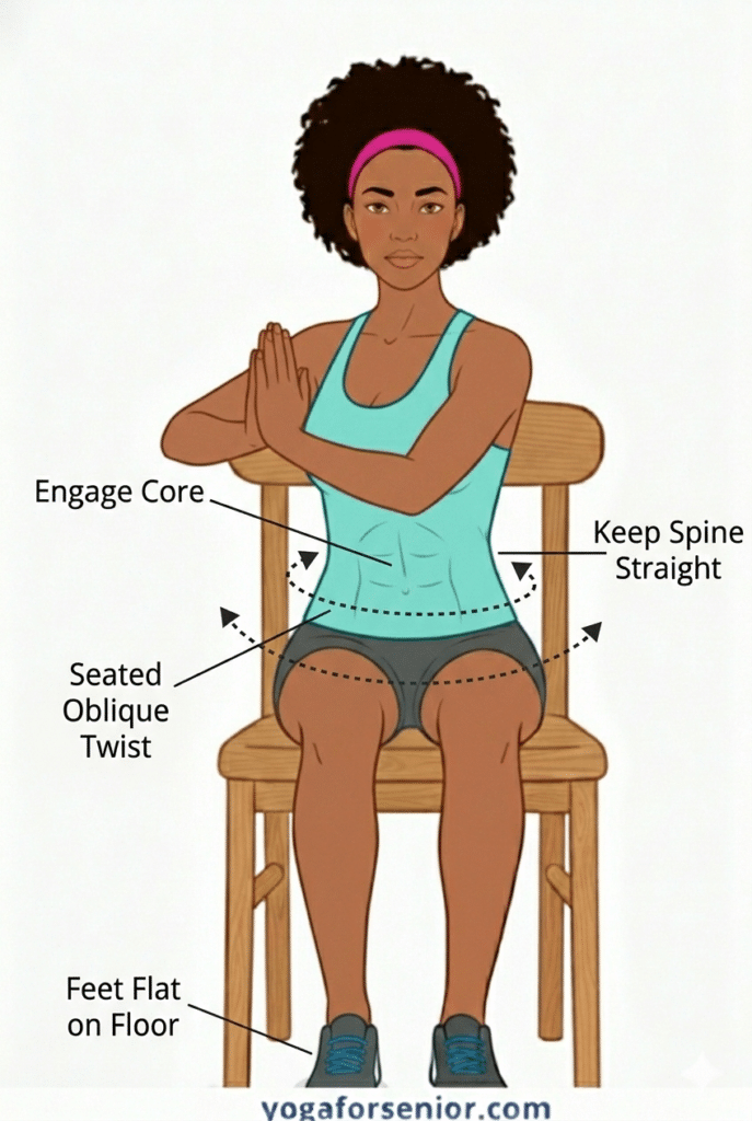 Seated Core Workout: 10-Minute Chair Routine for Stronger Abs - Yoga ...
