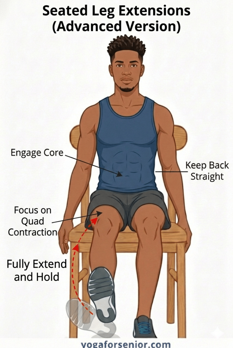 6 Chair Exercises for a Flat Belly (No Floor Work Required!) - Yoga For ...